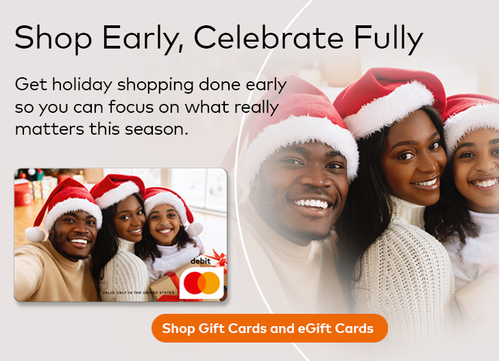 Gift Cards & eGift Cards| Mastercard Gift Cards